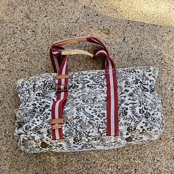 GAP | Bags | Vintage 969 The Gap Jeans Stylish Canvas Floral Duffel ...